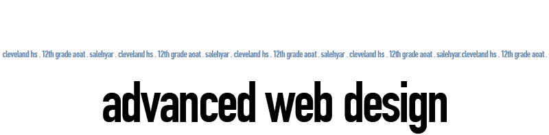 AOAT advanced web design